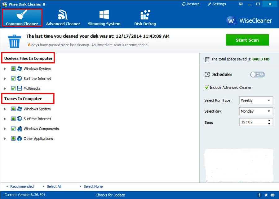 WISECLEANER LIMPIADOR LIGERO PARA WINDOWS