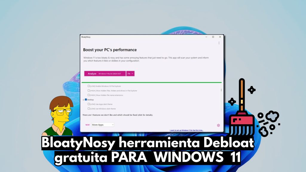BloatyNosy herramienta Debloat gratuita