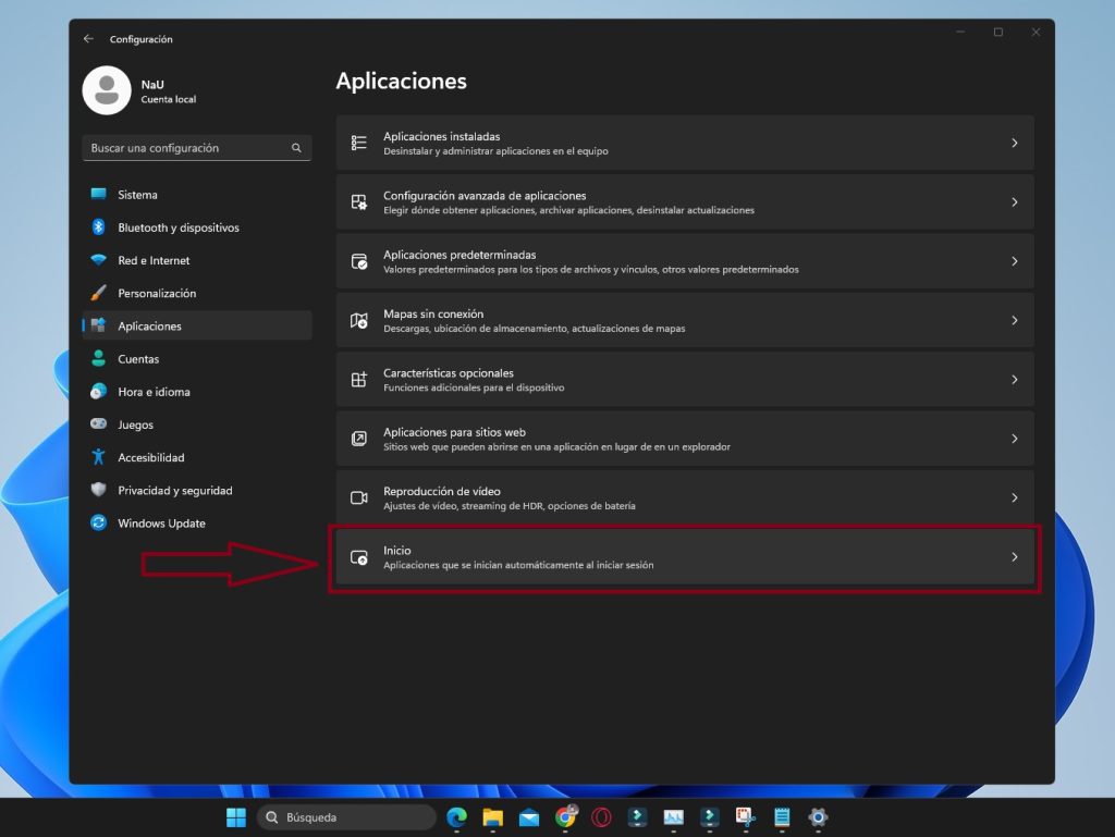 Cómo eliminar programas al iniciar Windows 11