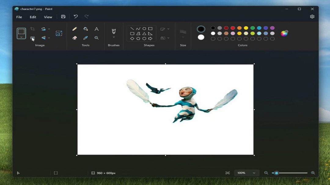 Eliminación de fondo la nueva función de Microsoft Paint