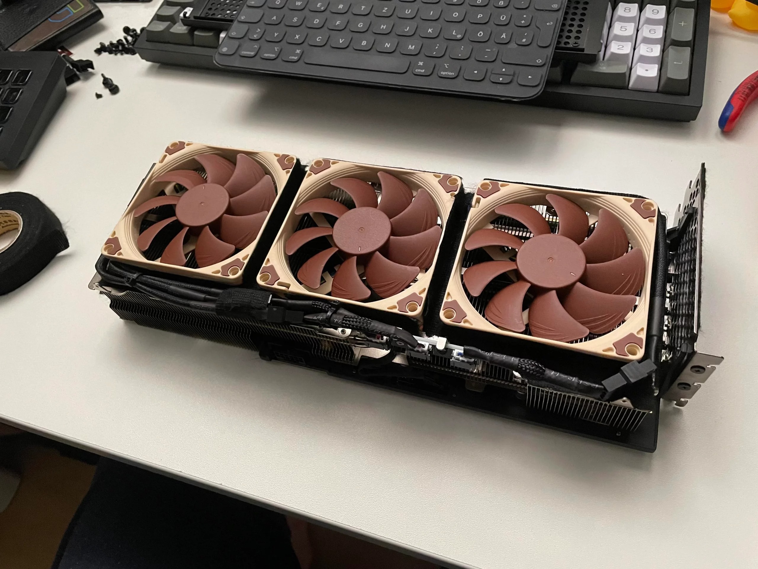 RTX 4090 con disipador Noctua: el sueño de un fanático del silencio