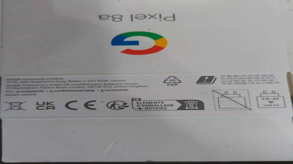 Google Pixel 8a: se filtra su caja, color y carga rápida